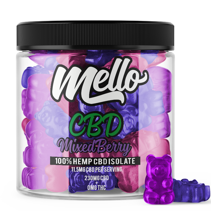 CBD Mello Gummy (Mixed Berry) - Mello Vapor Craft